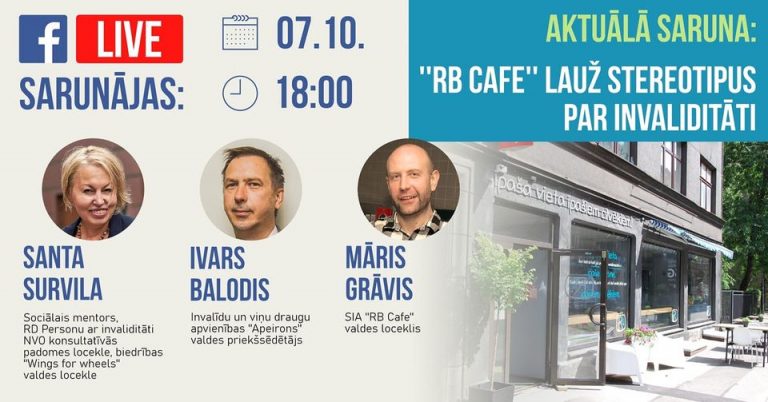Aktuālā saruna. "RB Cafe" lauž stereotipus par invaliditāti - Apeirons